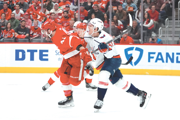 Washington Capitals score goals in quick sucession to deal Detroit Red ...